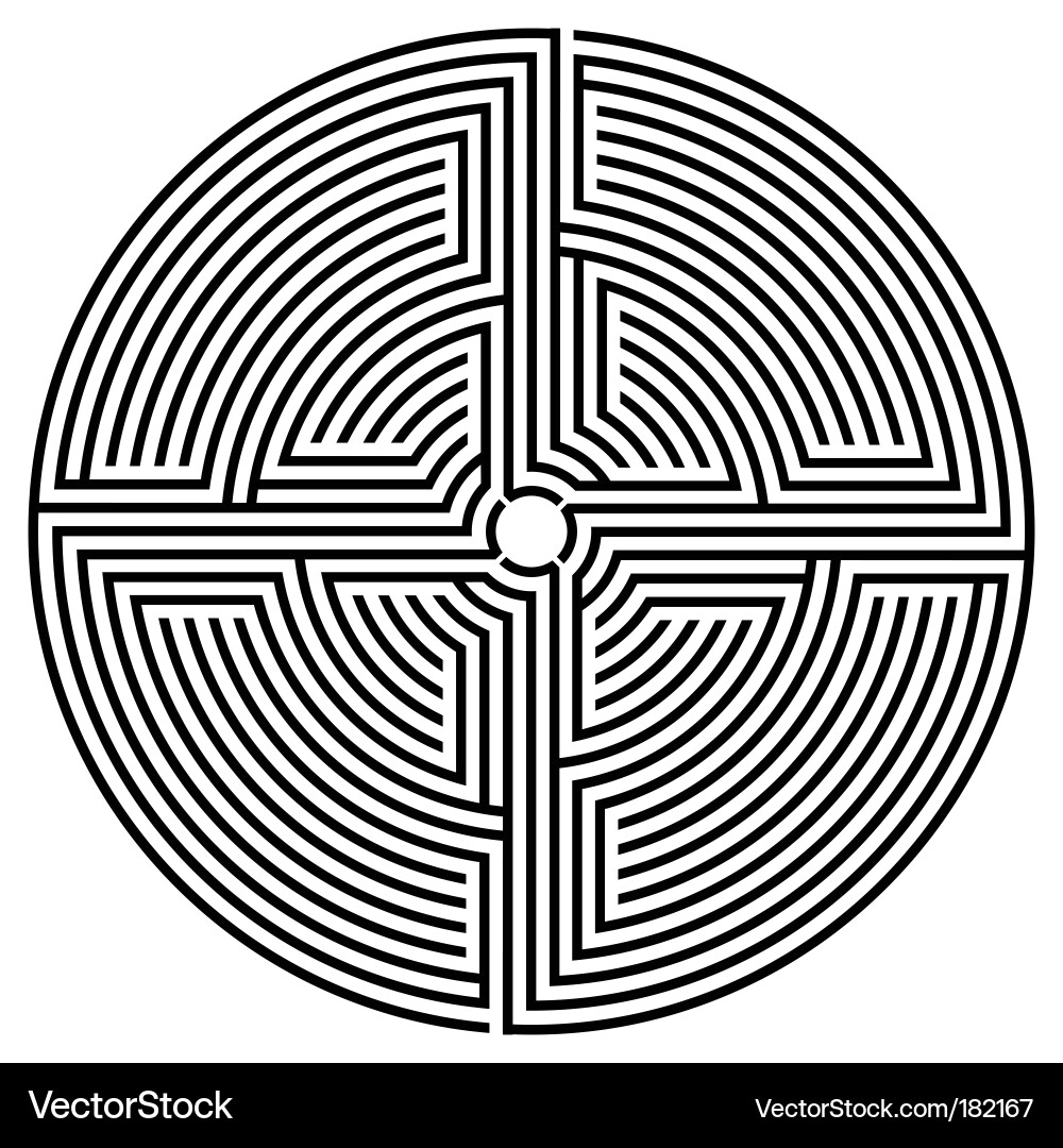 Labyrinth Royalty Free Vector Image - VectorStock