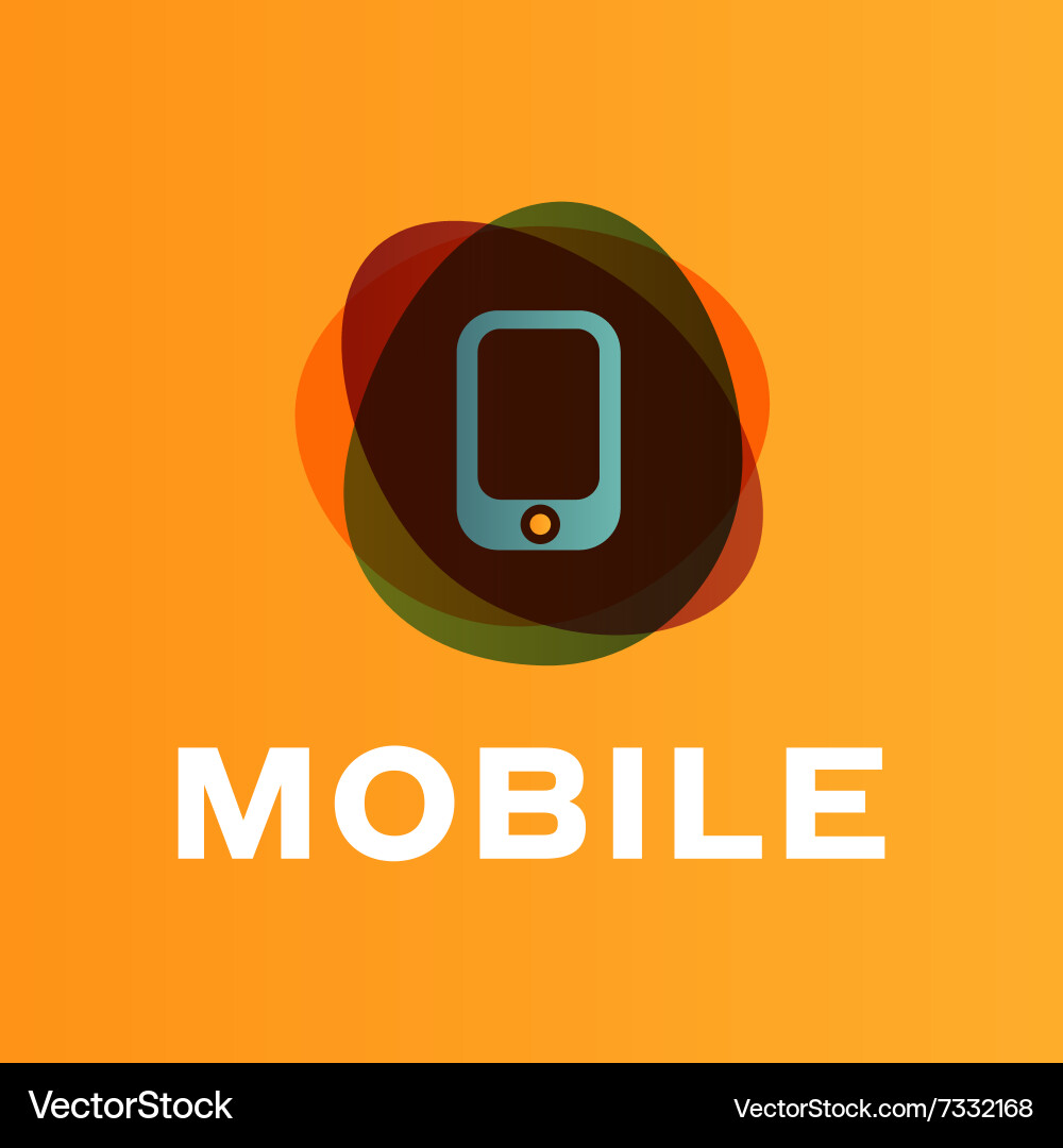 Mobile phone of the trend Royalty Free Vector Image