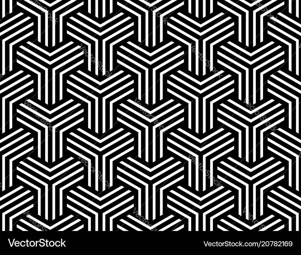 Seamless op art pattern Royalty Free Vector Image