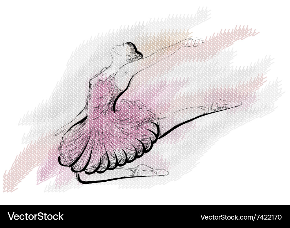 Ballet Dancer Leap Royalty Free Vector Image - VectorStock