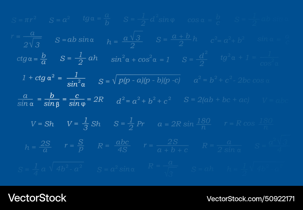 Background for a geometry presentation Royalty Free Vector
