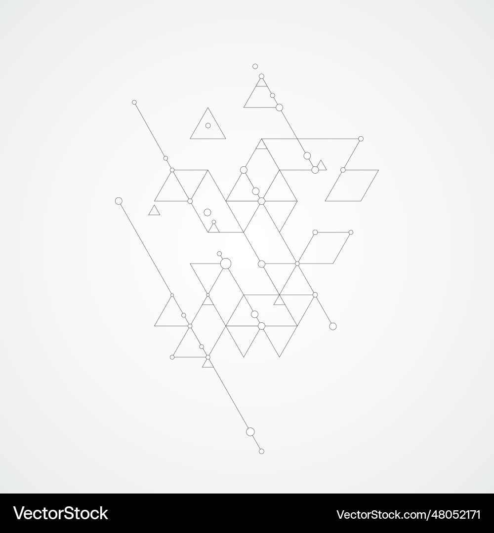 Geometric Triangle Background Royalty Free Vector Image