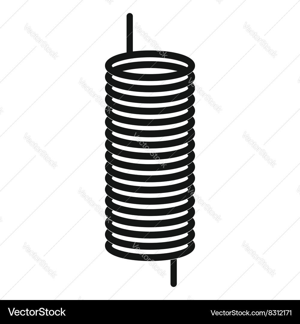 Metal Spring Clip Art Black And White