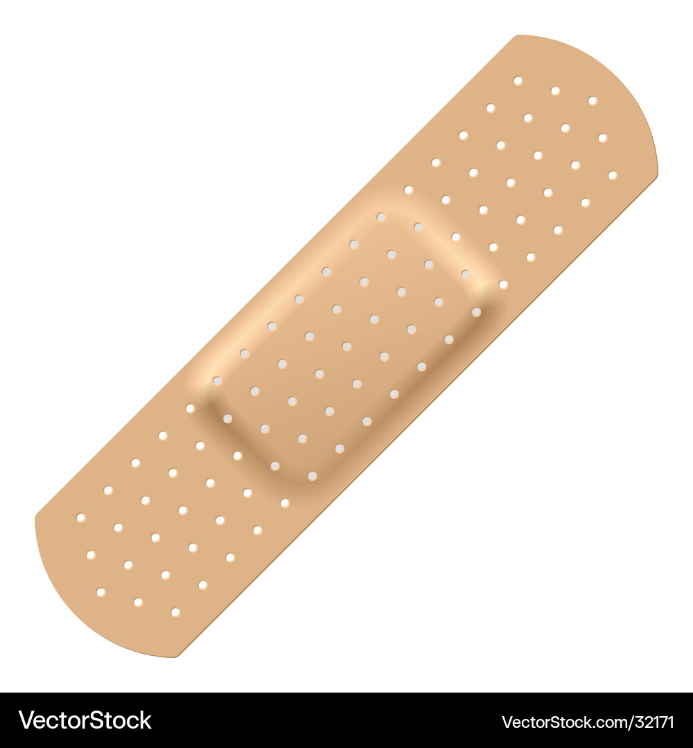 Plaster Royalty Free Vector Image - VectorStock