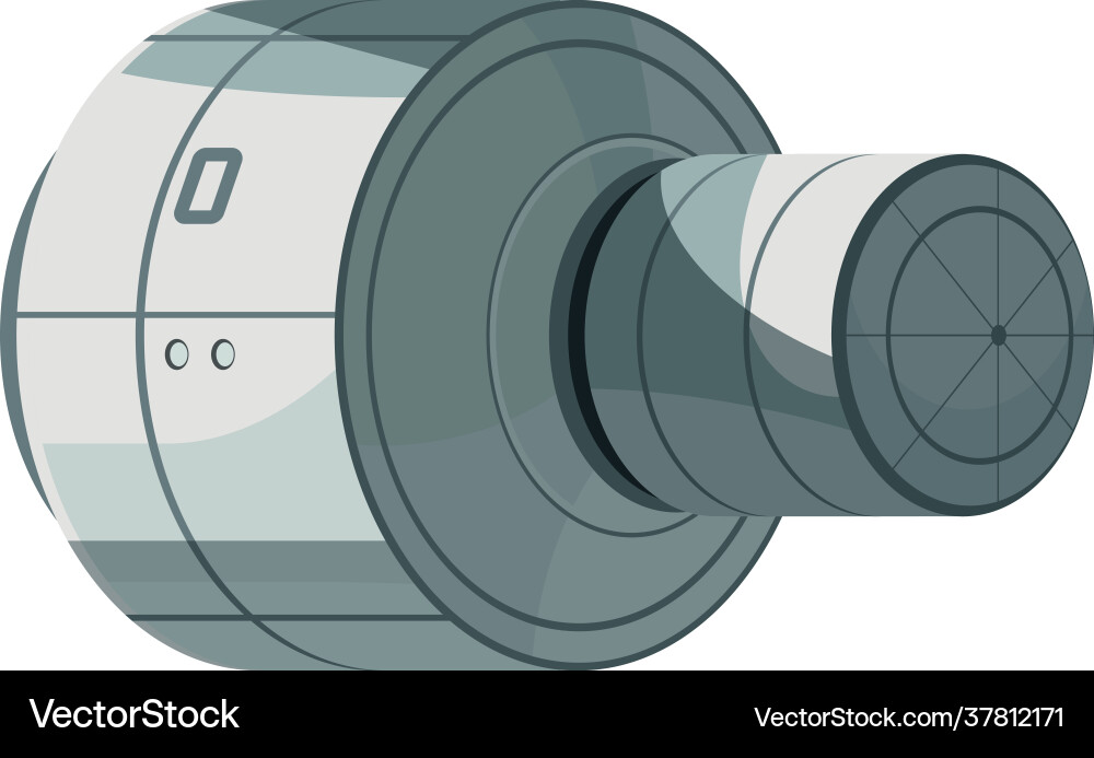 Space station airlock Royalty Free Vector Image