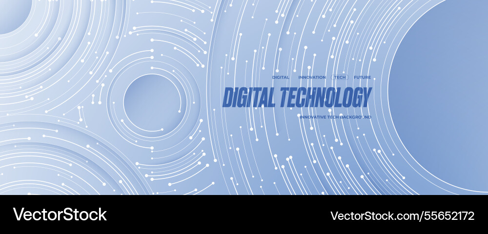 Abstract elegant white technology background Vector Image