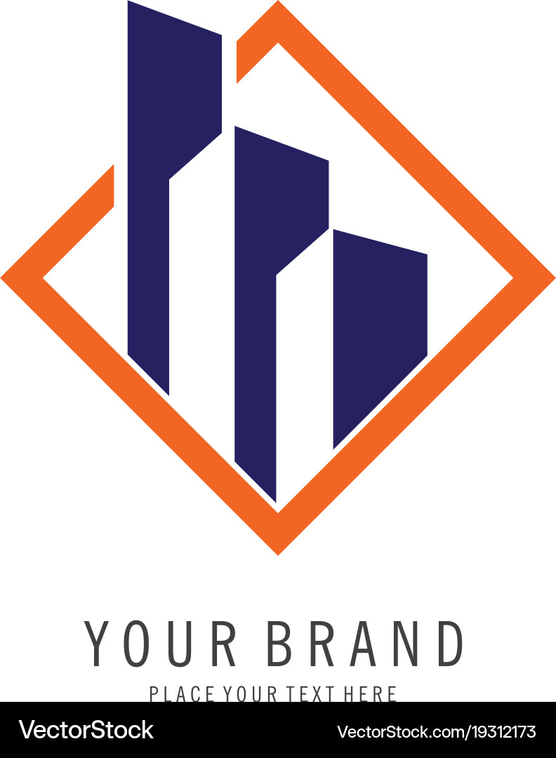 Building icon logo Royalty Free Vector Image - VectorStock