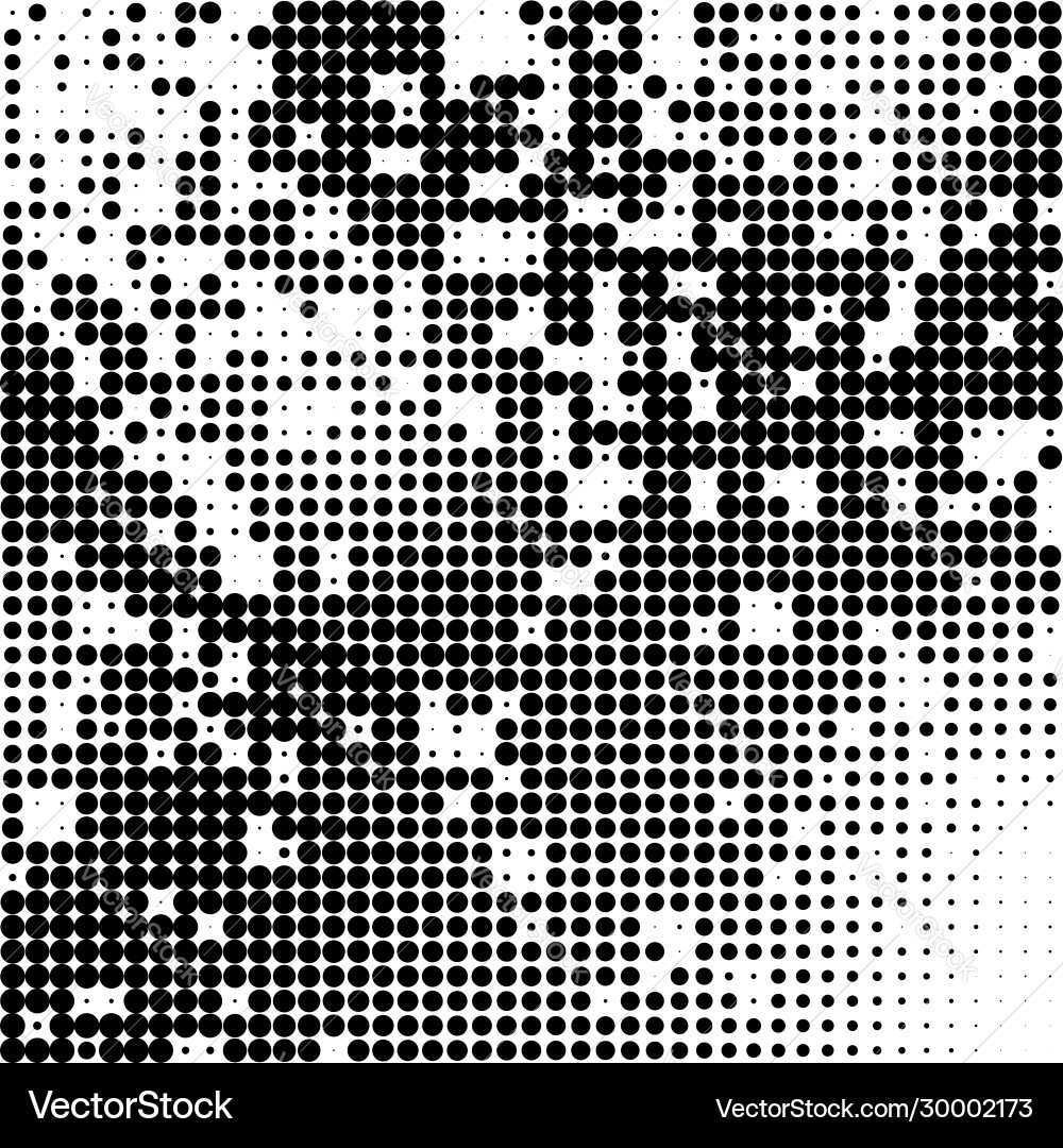 Halftone pattern set dots dotted texture Vector Image