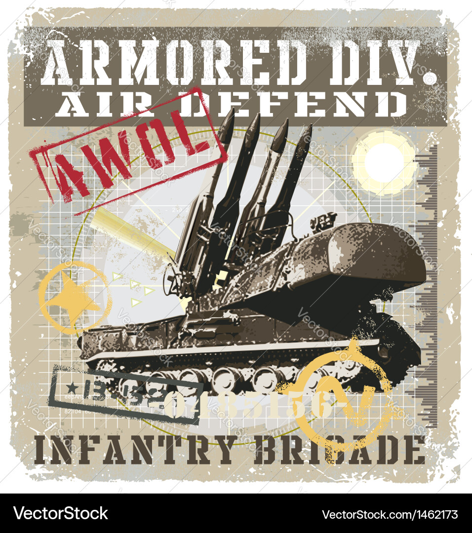 Military air defend Royalty Free Vector Image - VectorStock