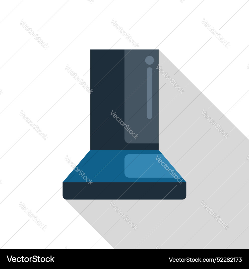 Modern kitchen exhaust hood extracting cooking Vector Image