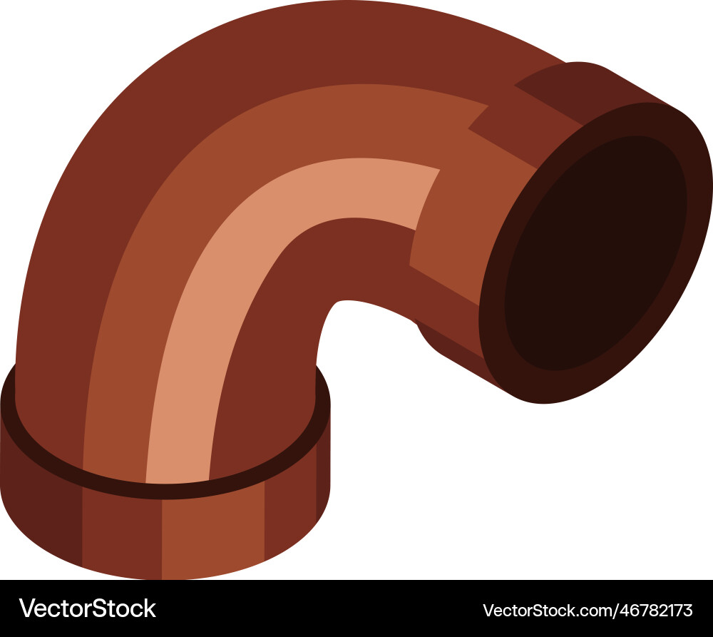 Pipe isometric icon Royalty Free Vector Image - VectorStock