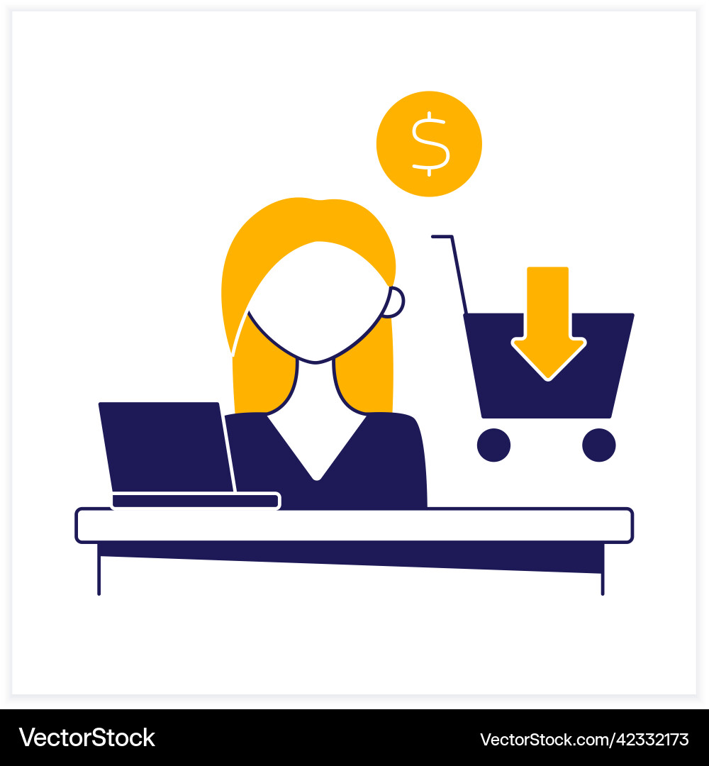 Purchasing Team Icon Royalty Free Vector Image
