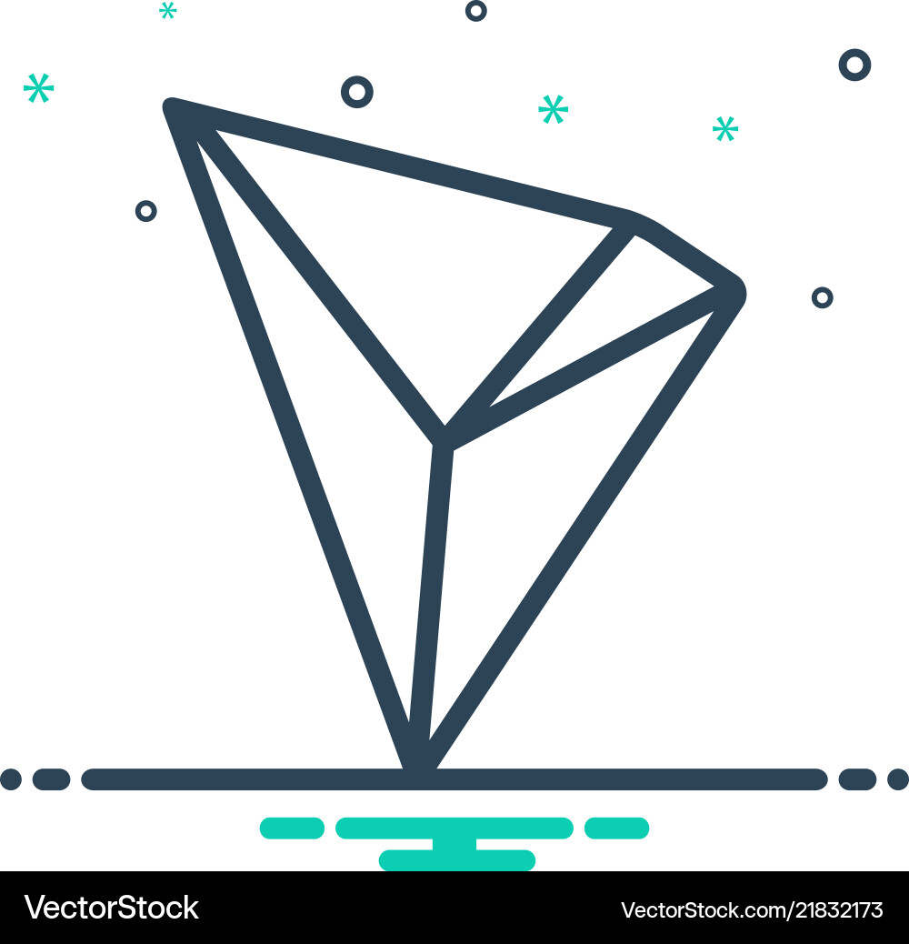 Tron coin Royalty Free Vector Image - VectorStock