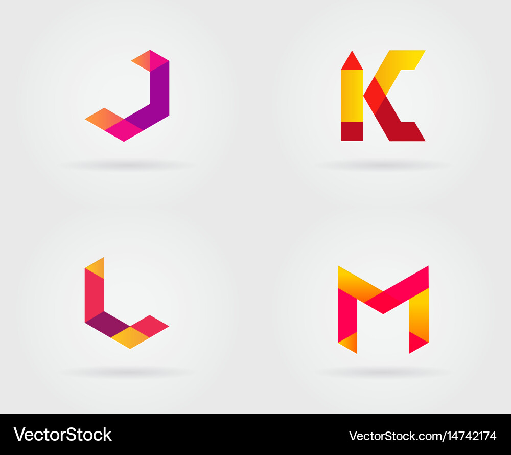 102 logo abc tri Royalty Free Vector Image - VectorStock