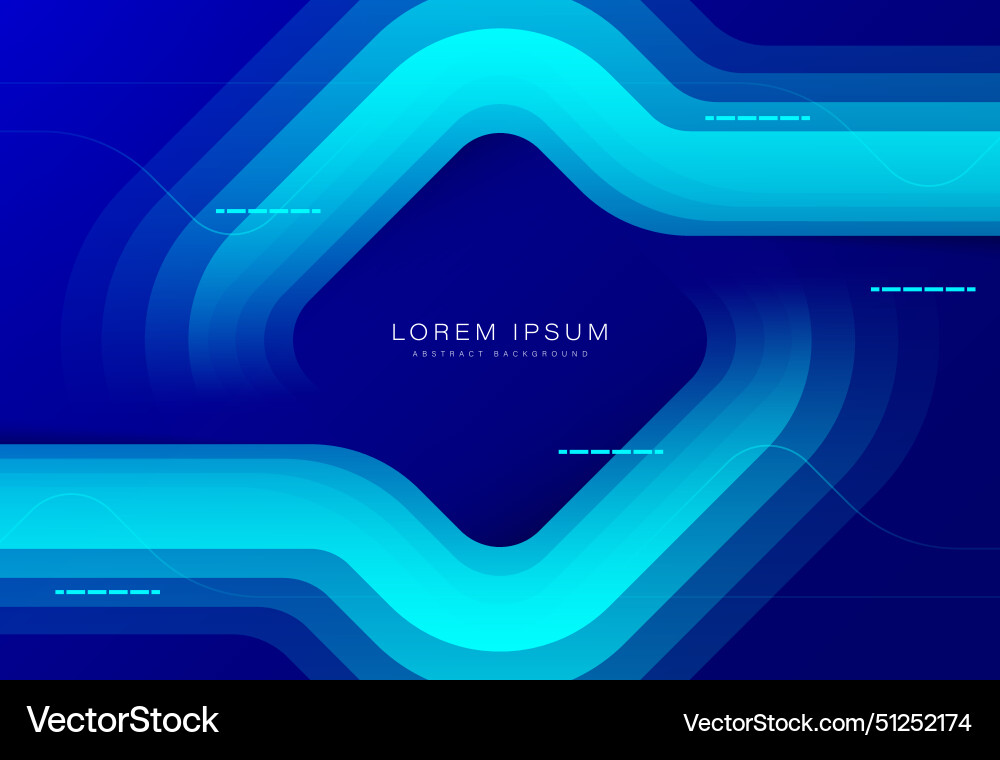 Blue abstract background modern blue gradient Vector Image