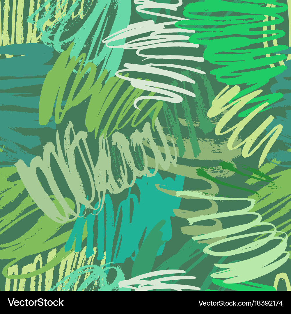 Seamless brush strokes pattern Royalty Free Vector Image