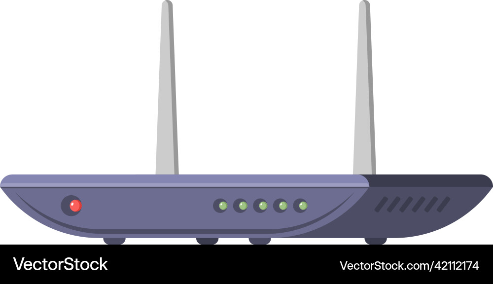 Wi fi router wireless internet connection access Vector Image