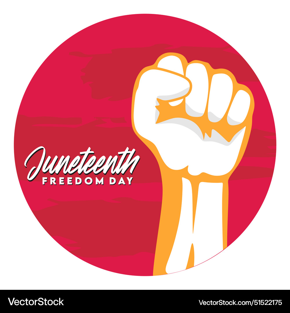 Everyone celebrate happy juneteenth freedom day Vector Image