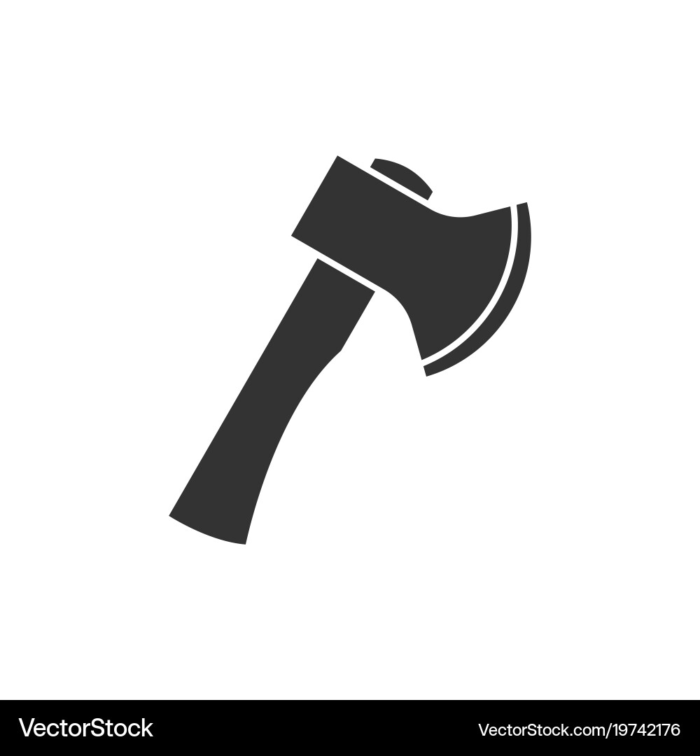 Axe black icon Royalty Free Vector Image - VectorStock
