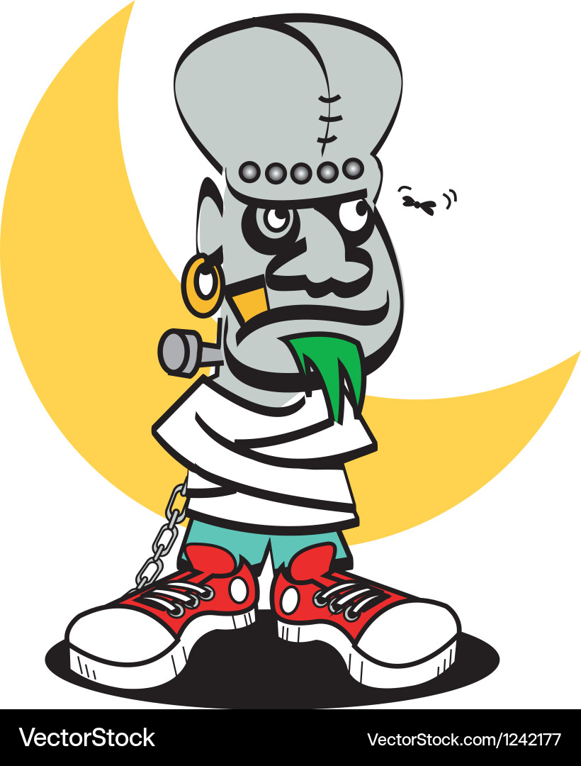 Cartoon frankenstein Royalty Free Vector Image