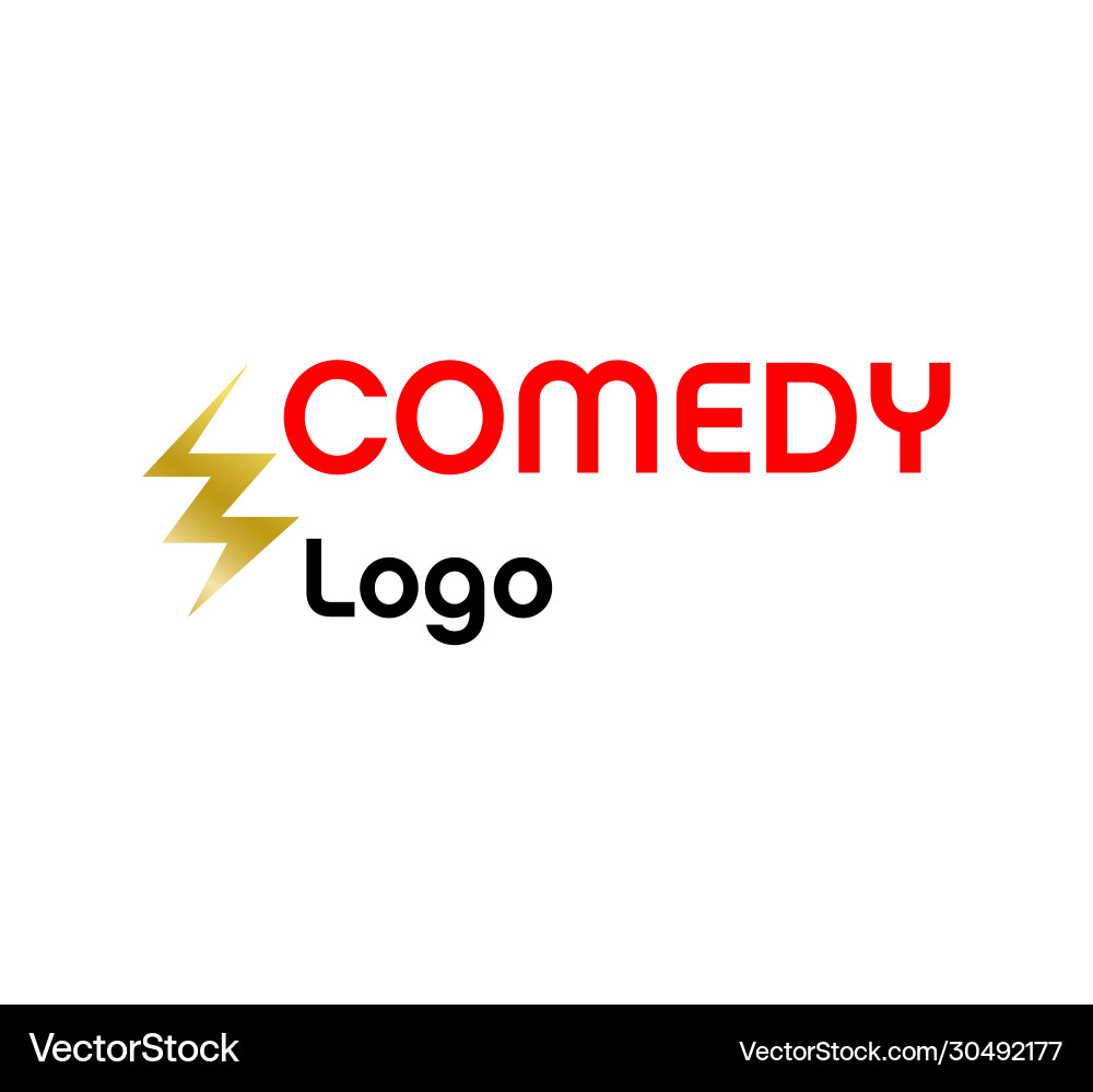 Comedy logo 5 Royalty Free Vector Image - VectorStock