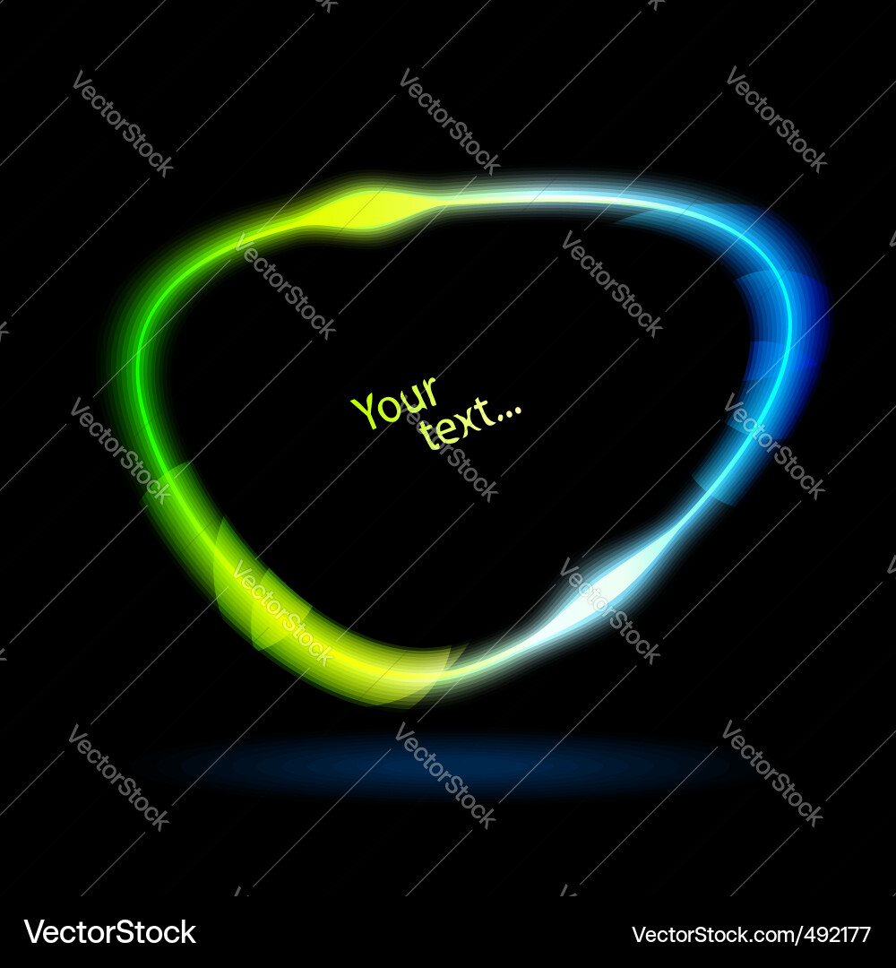 Neon Glow Effect Royalty Free Vector Image - VectorStock