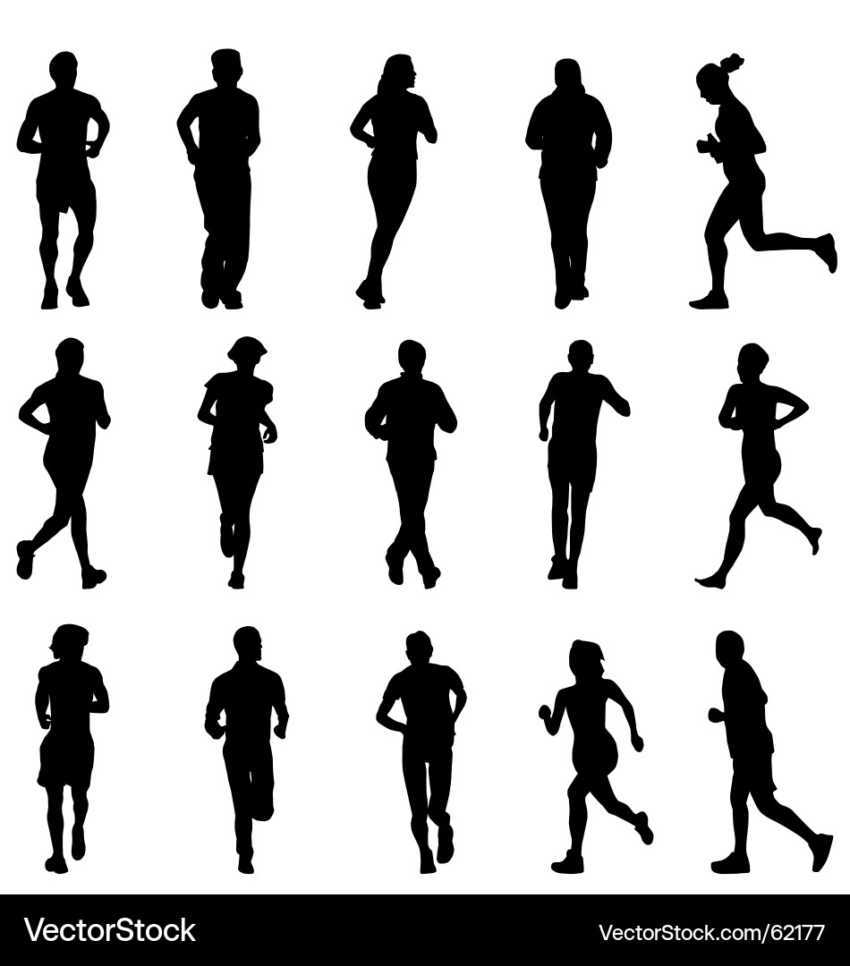 Running Man Shadow Vector Images (over 1,900)