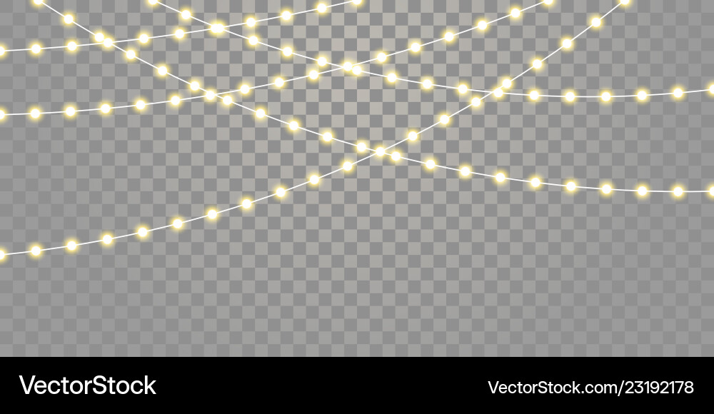 String Lights Transparent Background Vector Images (over 5,600)