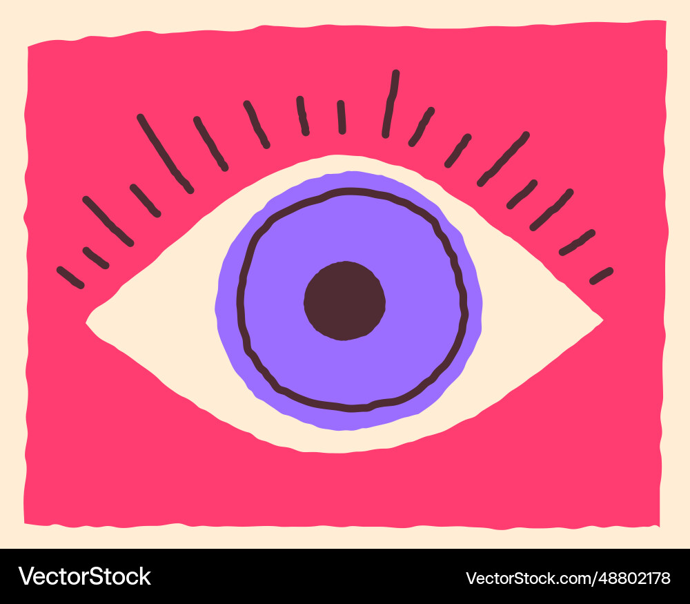 Eye sight vision Royalty Free Vector Image - VectorStock