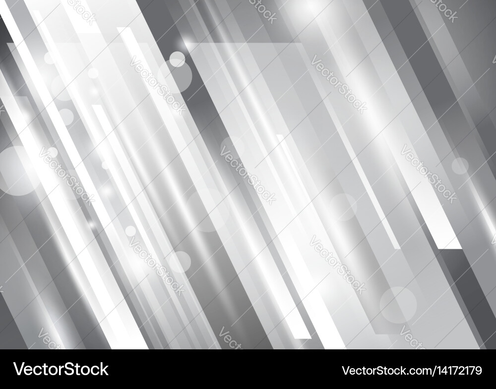 Abstract modern background design silver Vector Image