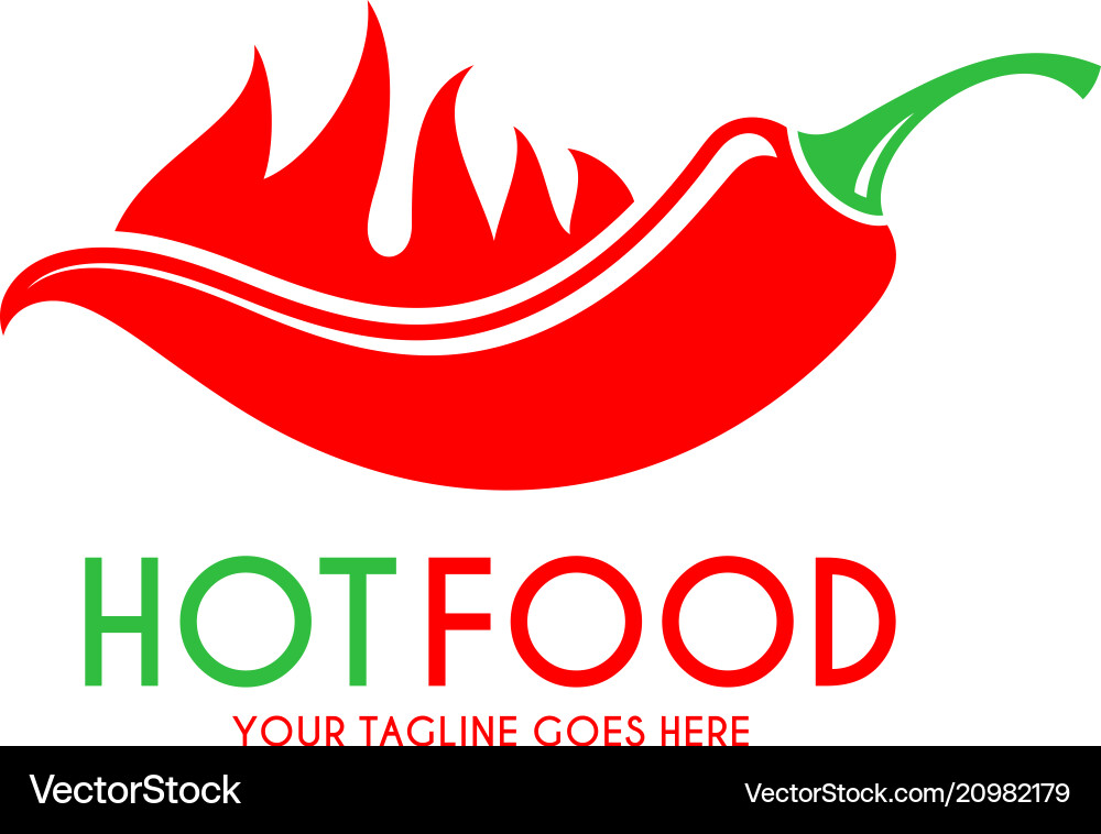 Hot food Royalty Free Vector Image - VectorStock