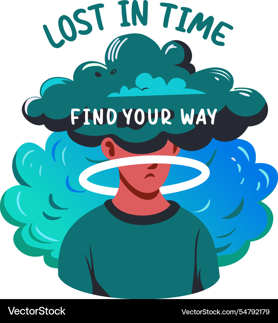 Lost mind Royalty Free Vector Image - VectorStock