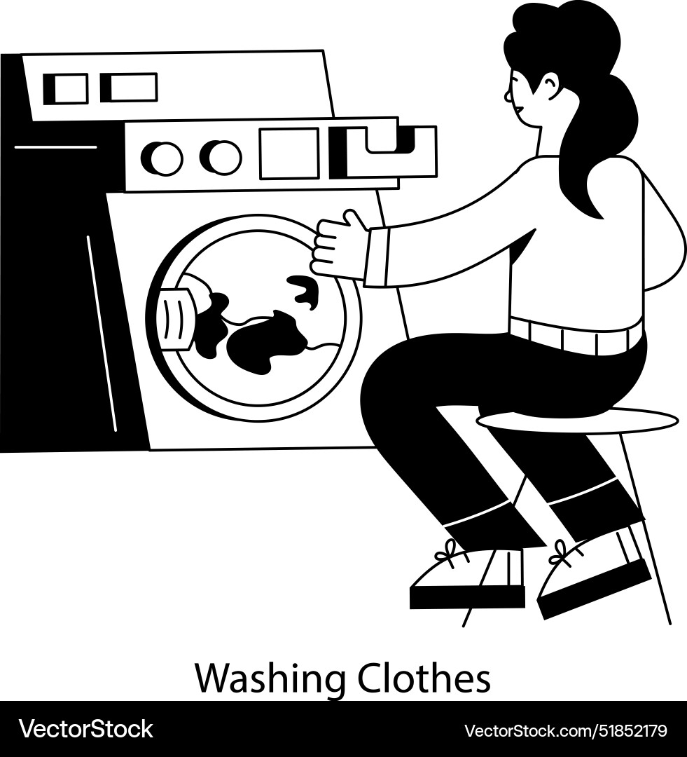 Webhere is a line mini showing pers Royalty Free Vector