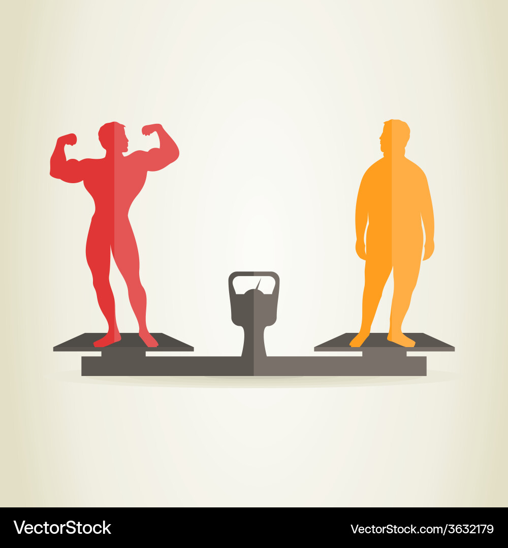 Weighing Royalty Free Vector Image - VectorStock
