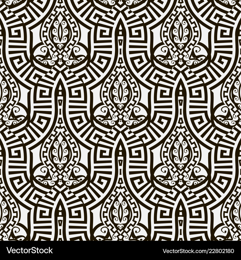 Greek Key Seamless Pattern Royalty Free Vector Image