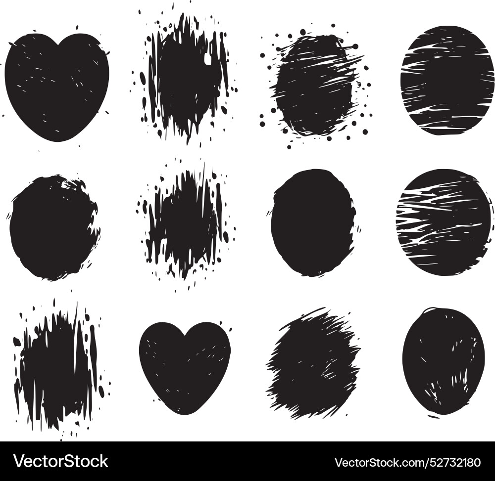Grunge texture svg clip art design Royalty Free Vector Image