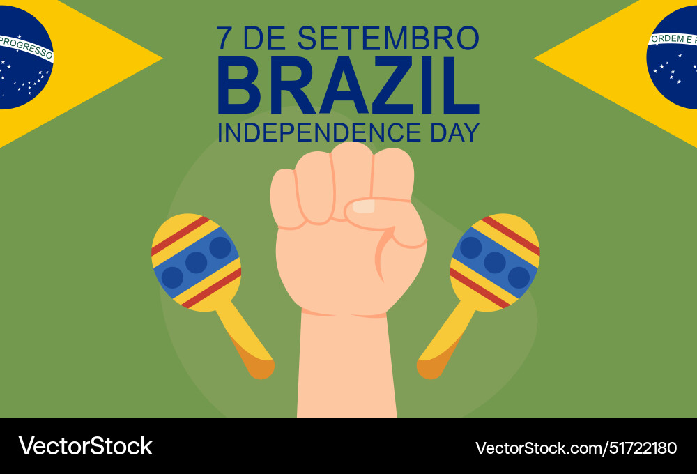 Happy independence day brazil 7th september poster