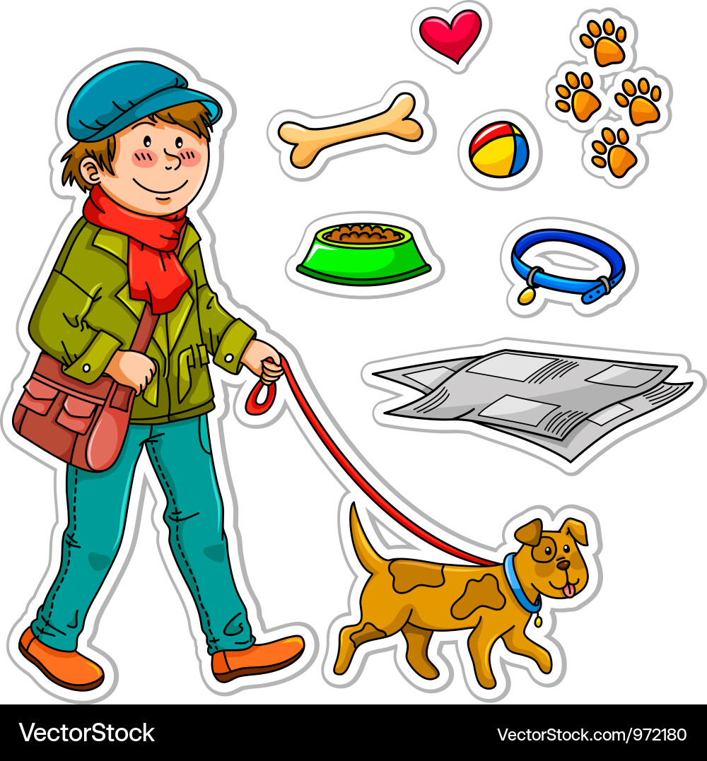 Pet dog Royalty Free Vector Image - VectorStock