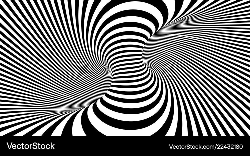 Psychedelic Optical Illusion Royalty Free Vector Image
