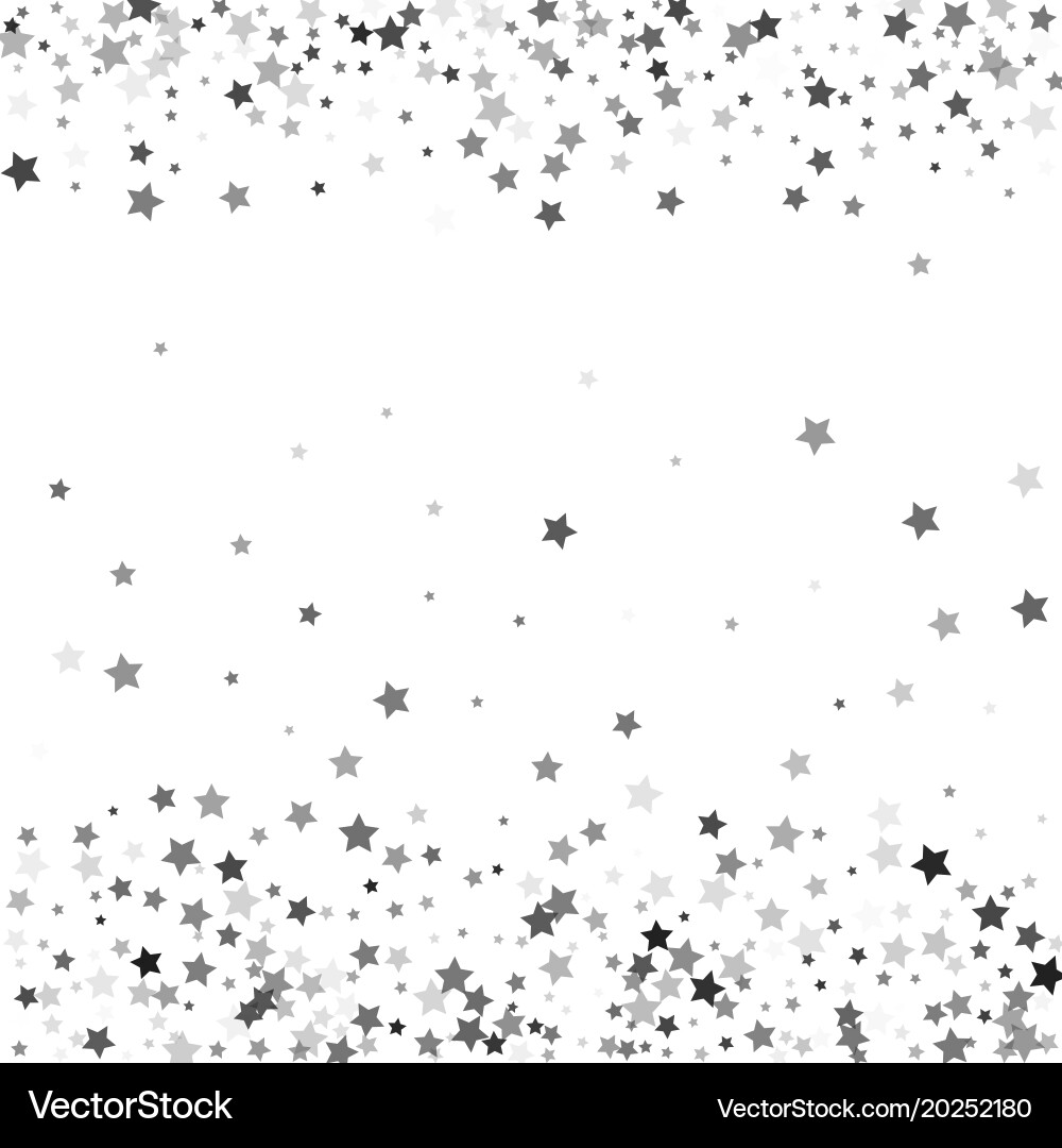 Silver Star Glitter Background Royalty Free Vector Image