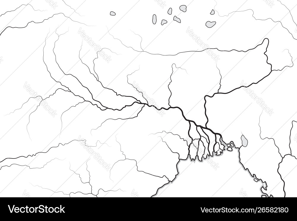 Ganges Delta Map