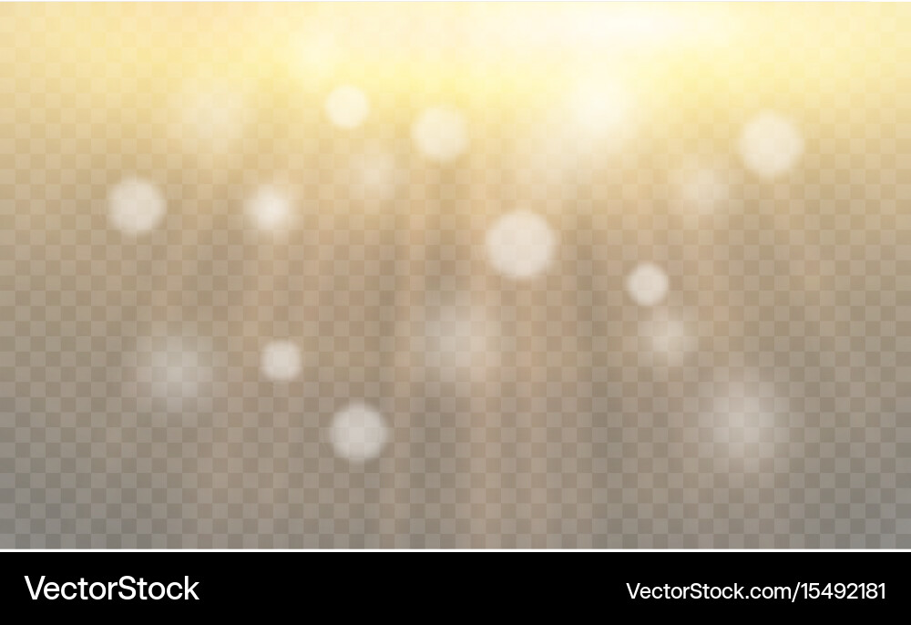Light flare special effect with rays of Royalty Free Vector