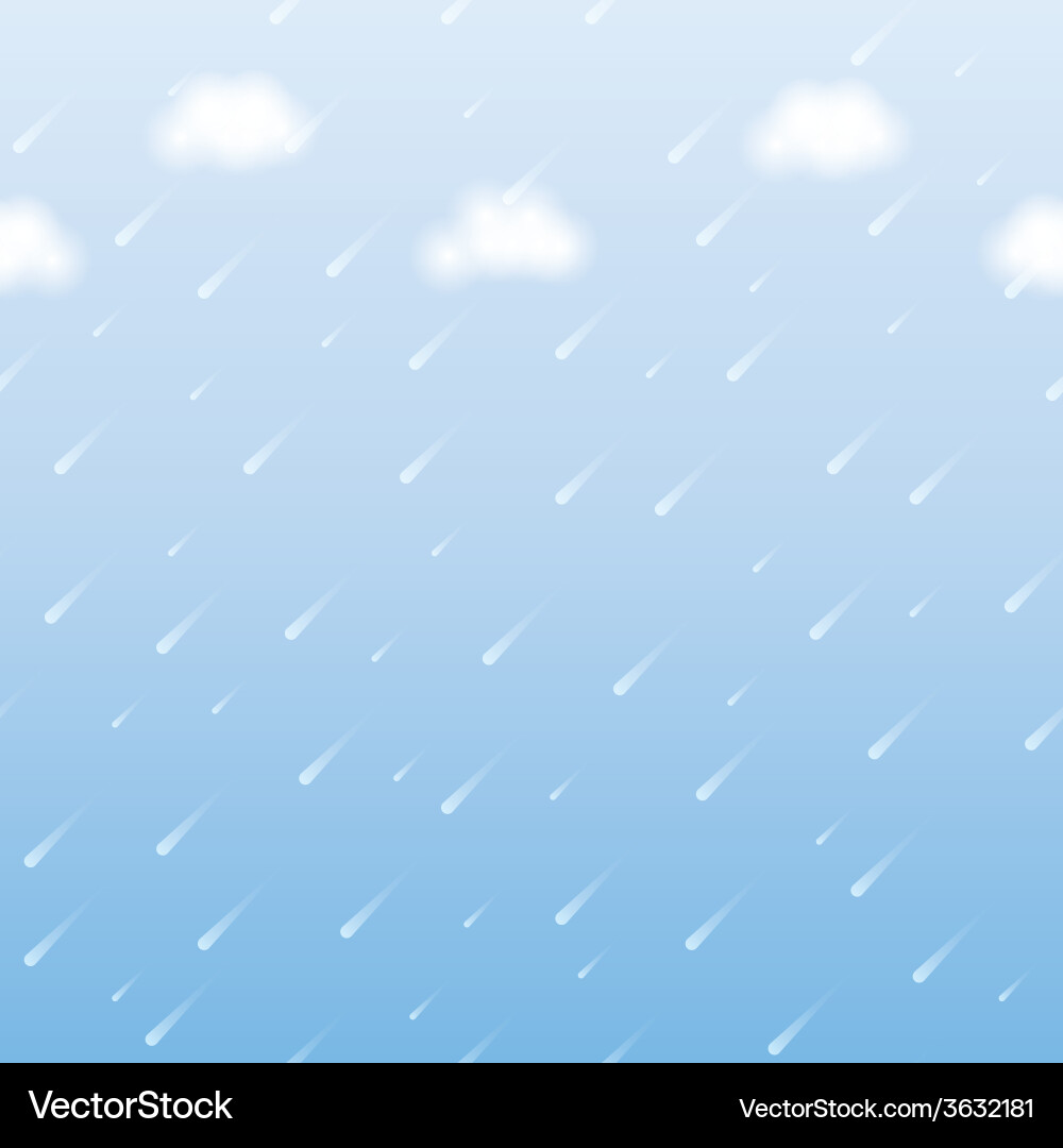 Rainfall Royalty Free Vector Image - VectorStock