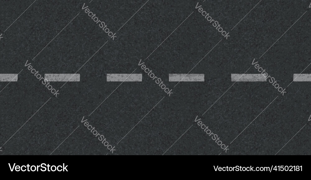 Road highway with dotted line top view background Vector Image