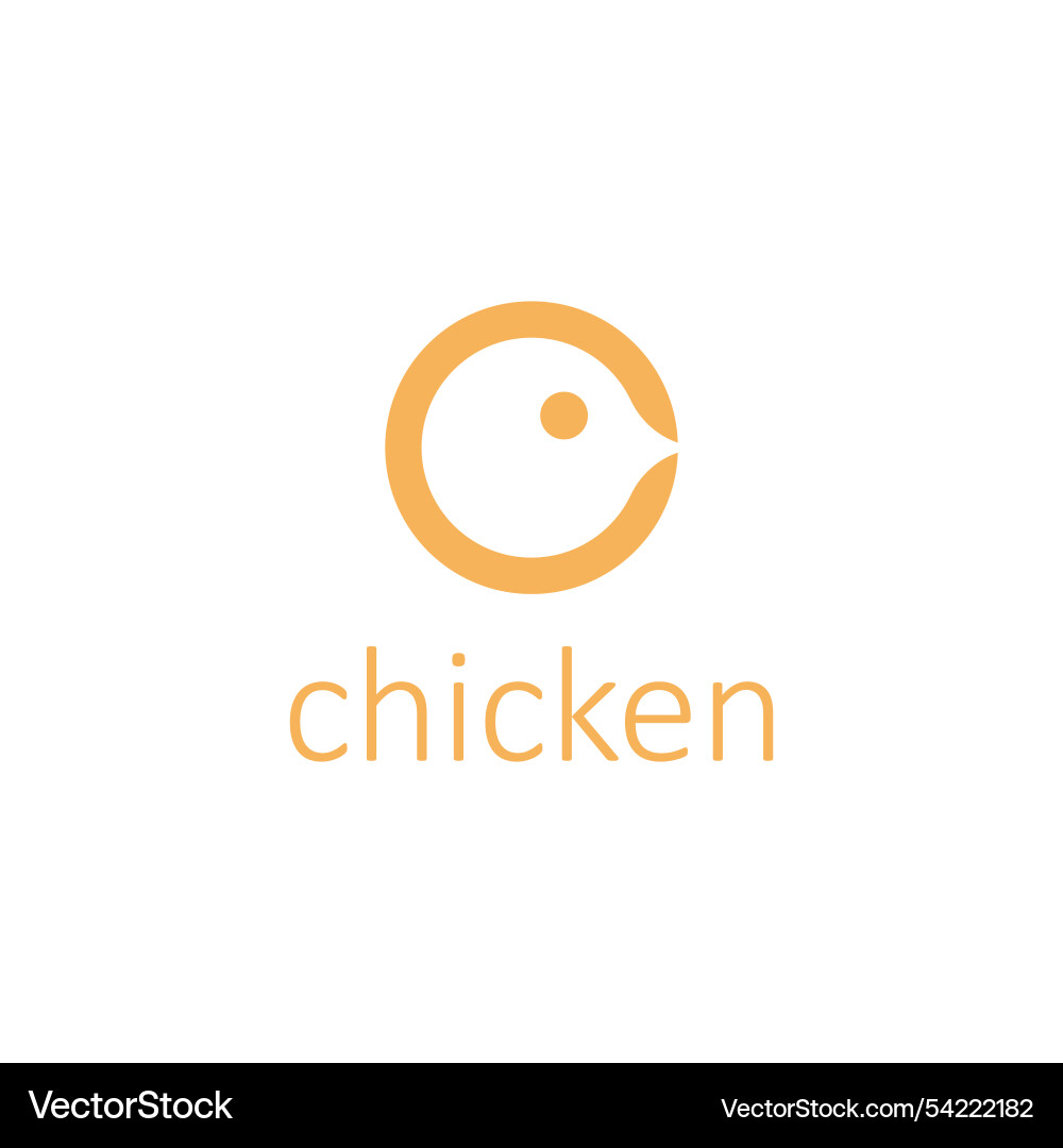 Chicken logo Royalty Free Vector Image - VectorStock