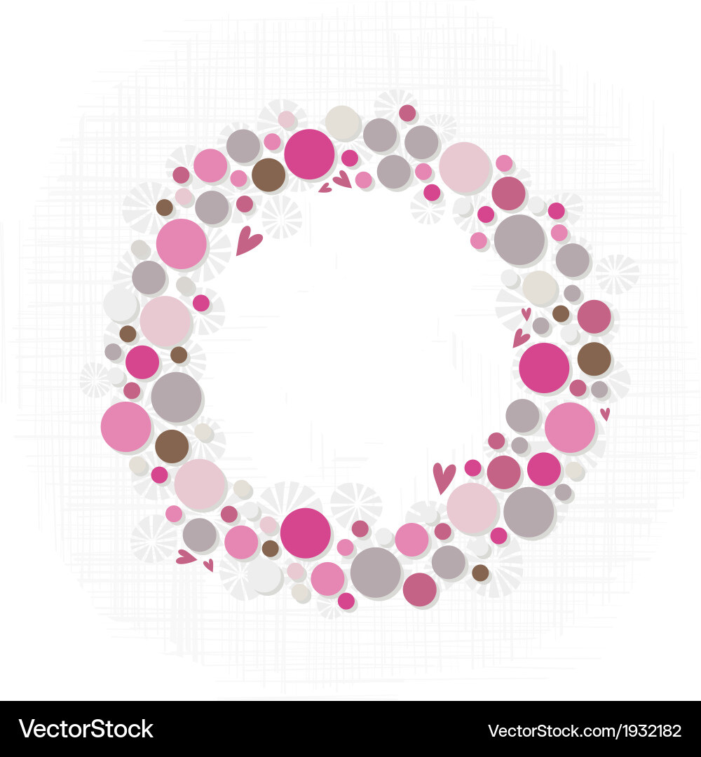 Colorful dots border Royalty Free Vector Image