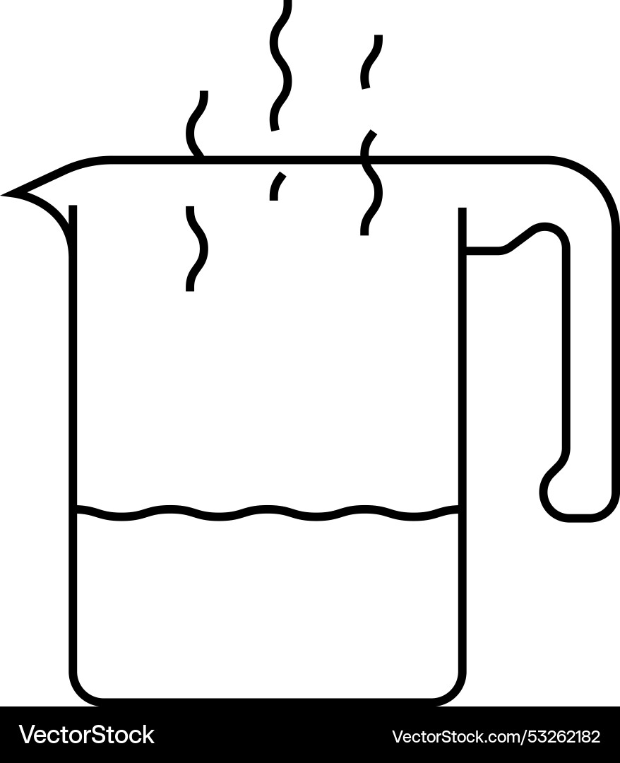 Fluid smell line icon Royalty Free Vector Image