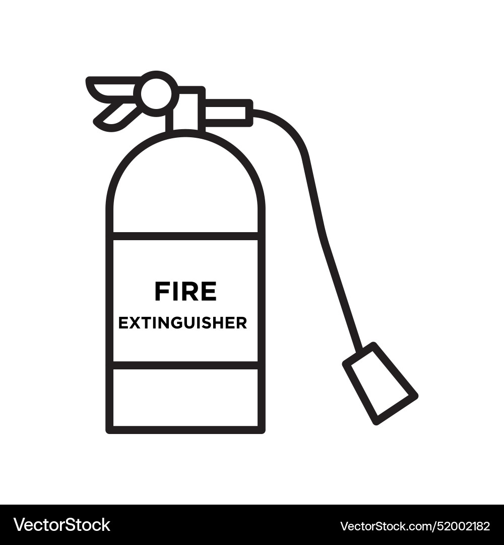 Safety fire extinguisher icon ideal for emergency Vector Image
