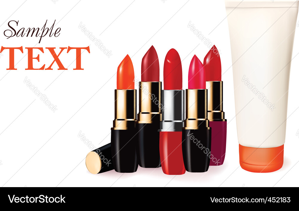 Cosmetics Royalty Free Vector Image - VectorStock