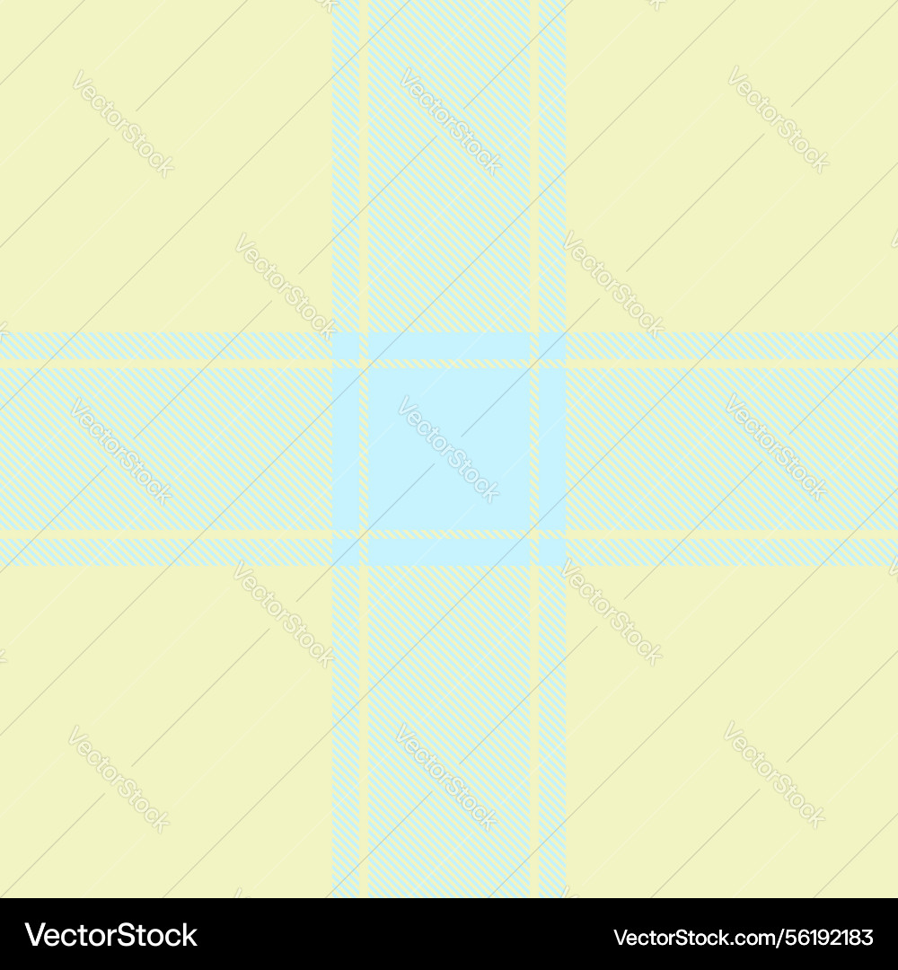 Pastel plaid pattern in soft yellow and blue hues Vector Image